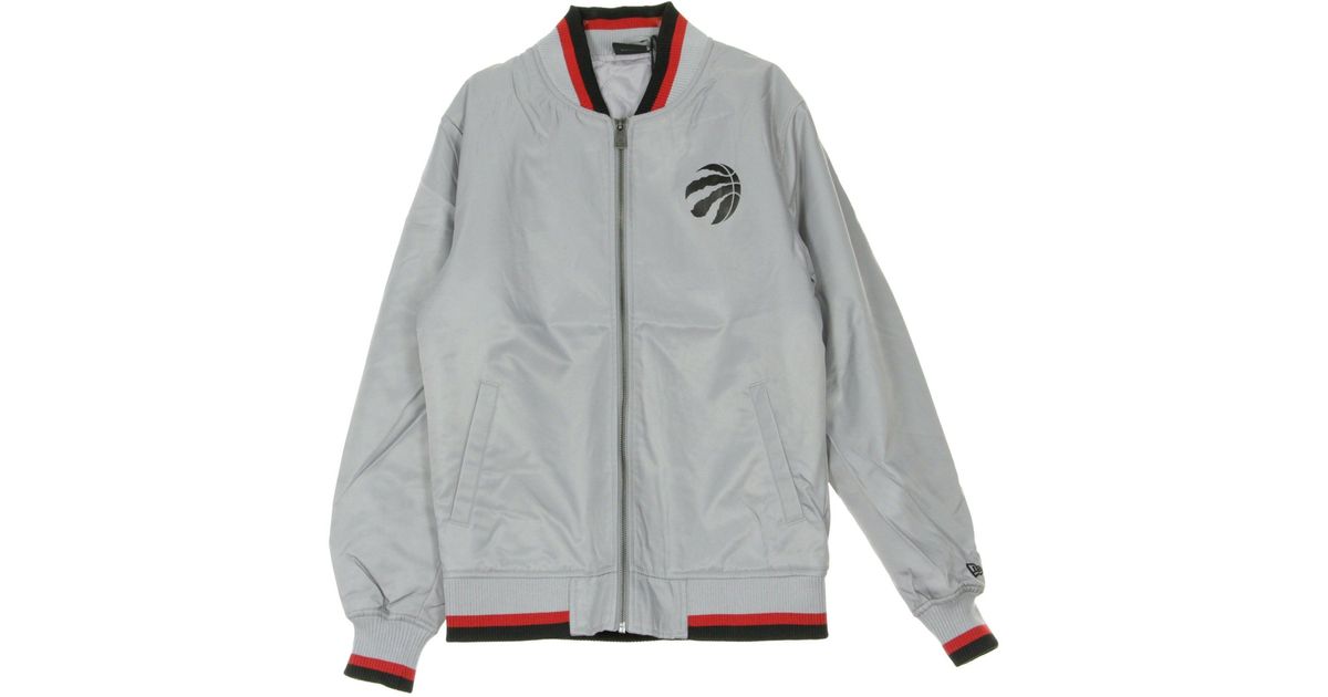 KTZ 'Bomber Jacket Nba Team Apparel Varsity Torrap in Gray for Men | Lyst