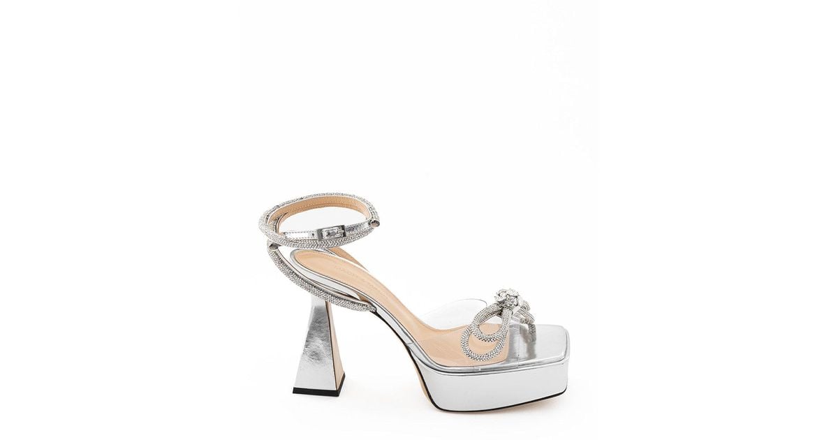 Double Fioco Pvc Plateau Sandales Mach & Mach en coloris Blanc | Lyst