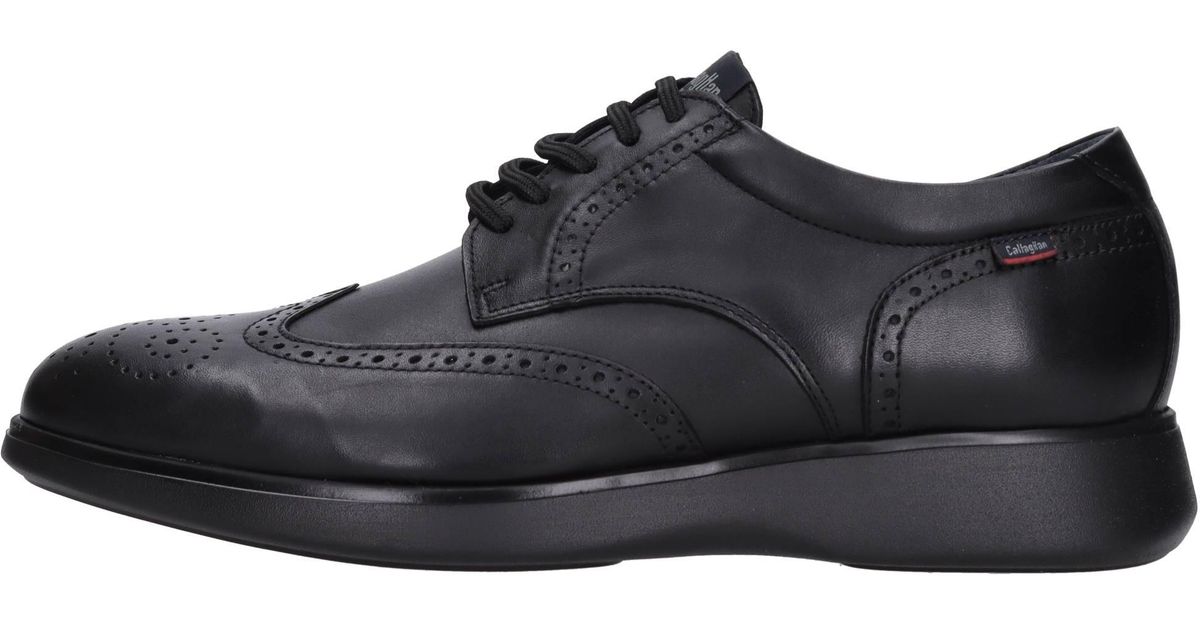 Callaghan Flat Shoes in Black for Men | Lyst