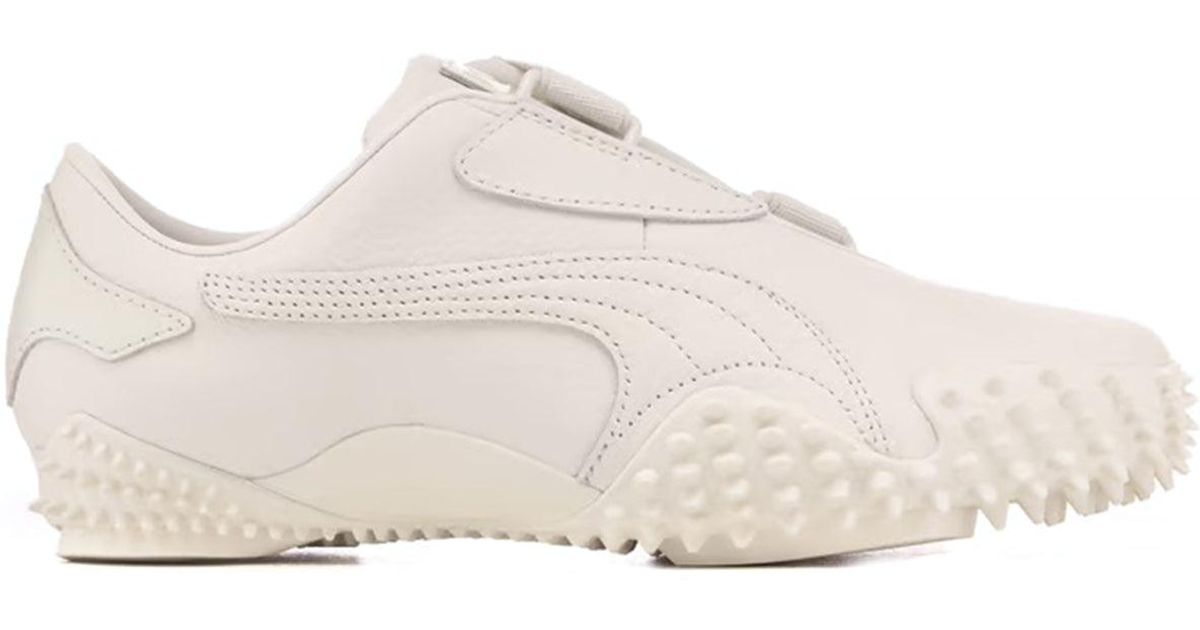 PUMA Monster Leather Sneakers in White | Lyst