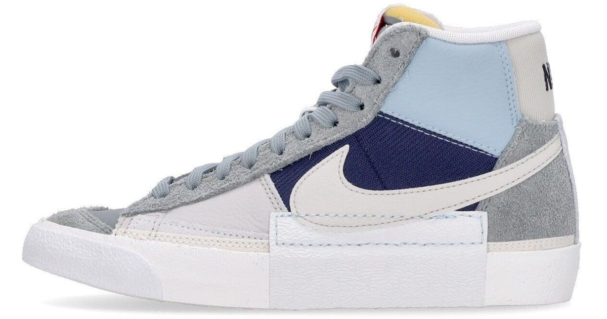 Nike Blazer Mid Pro Club High Shoe Mica/Light Bone/Midnight in Blue for ...