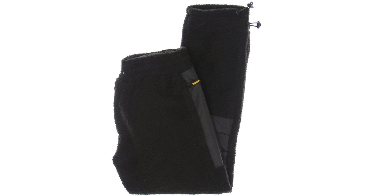 5TATE OF MIND Teddy Bear Retrofuture Sherpa Pants in Black for Men | Lyst