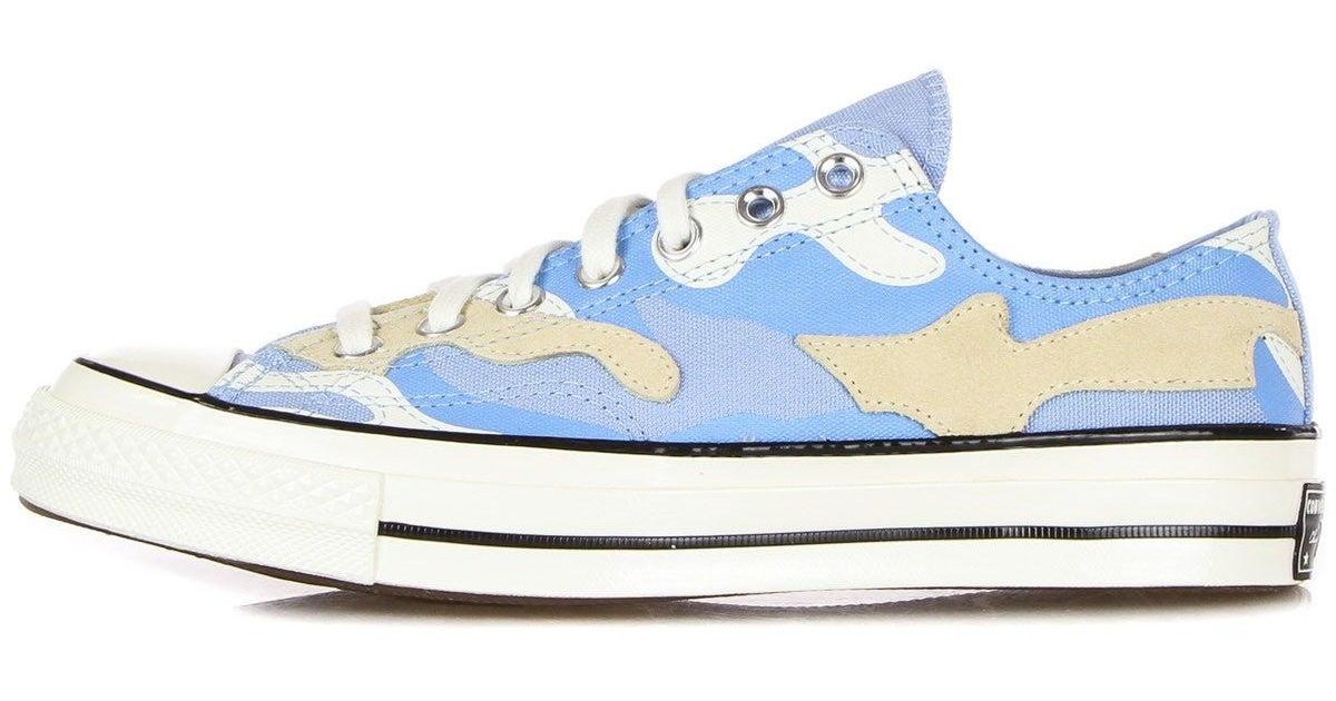 Converse Chuck 70 Ox Low Shoe in Blue for Men | Lyst