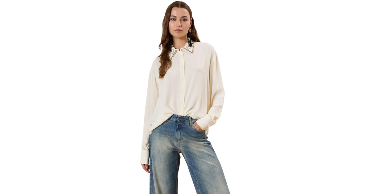 Souvenir Clubbing Shirt Neck Beads in Blue | Lyst