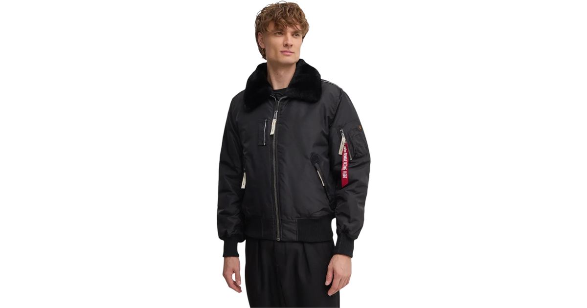 Alpha Industries Jacket Injector Iii in Black for Men | Lyst