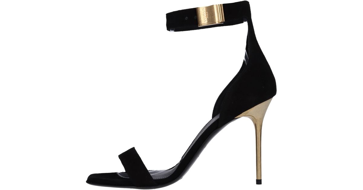 Balmain Sandals in Black | Lyst