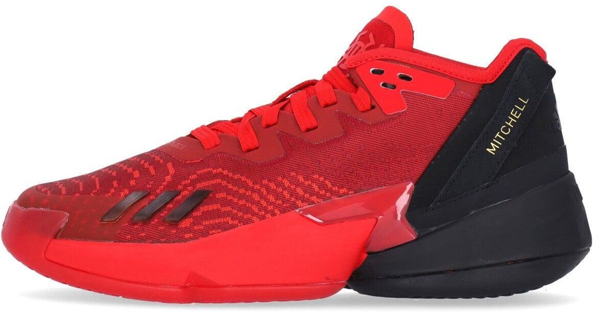 adidas D.O.N. Basketball Shoe Issue 4 Vivid/Core/Team Victory in Red ...