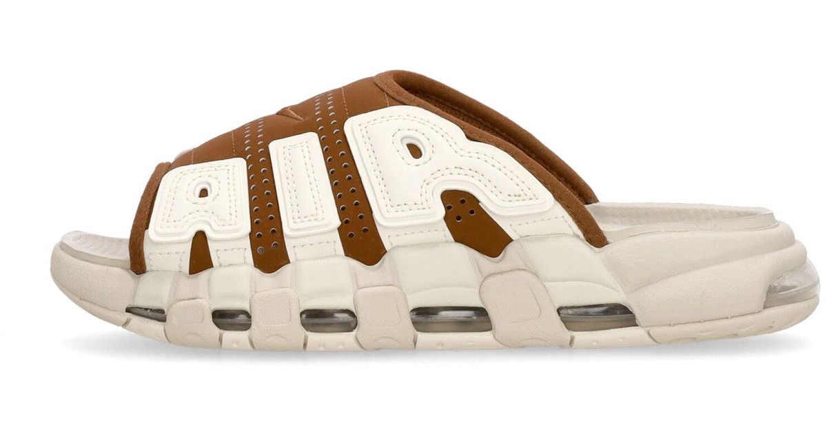Nike Slippers Air More Uptempo Slide for Men | Lyst