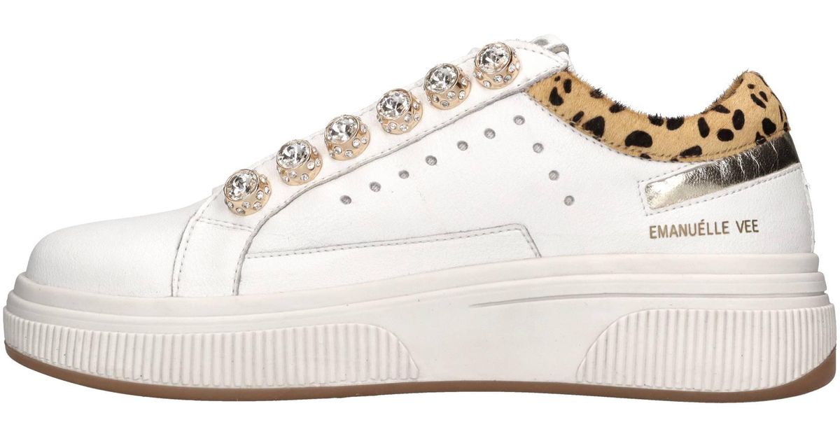 Emanuélle Vee Sneakers in White | Lyst