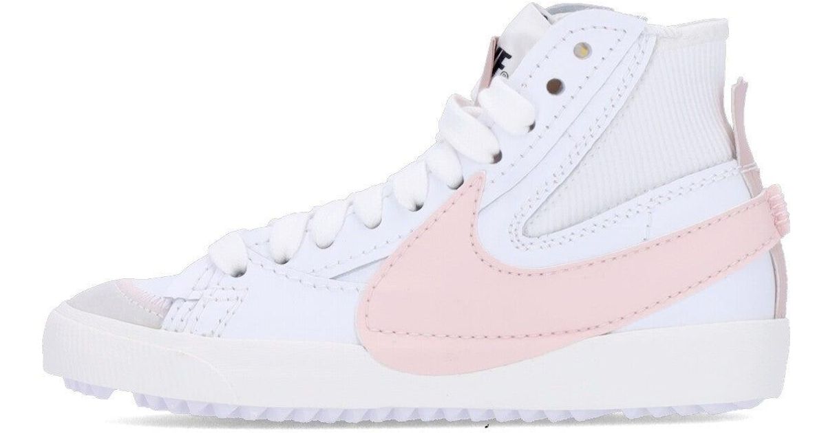 Nike High Shoe W Blazer Mid 77 Jumbo in White | Lyst