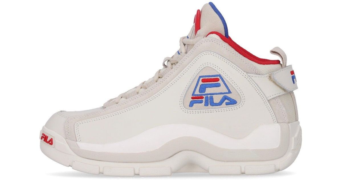Fila Grant Hill 2 Mid Basketball Shoe in White for Men | Lyst