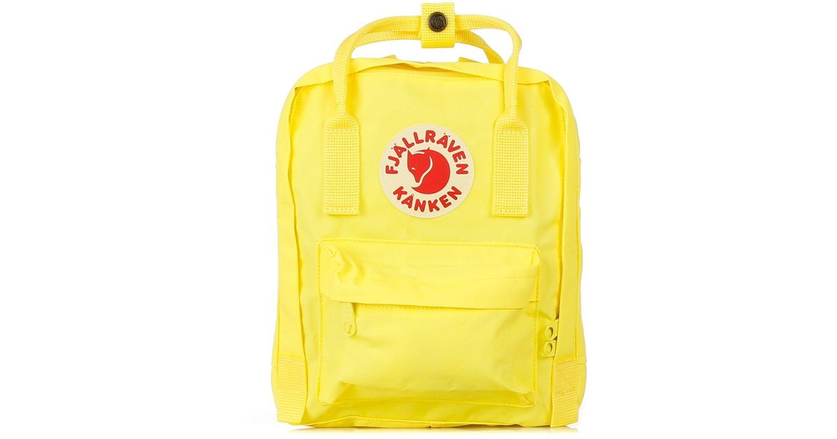 Fjallraven Fjallraven Kanken Mini Backpack in Yellow for Men | Lyst