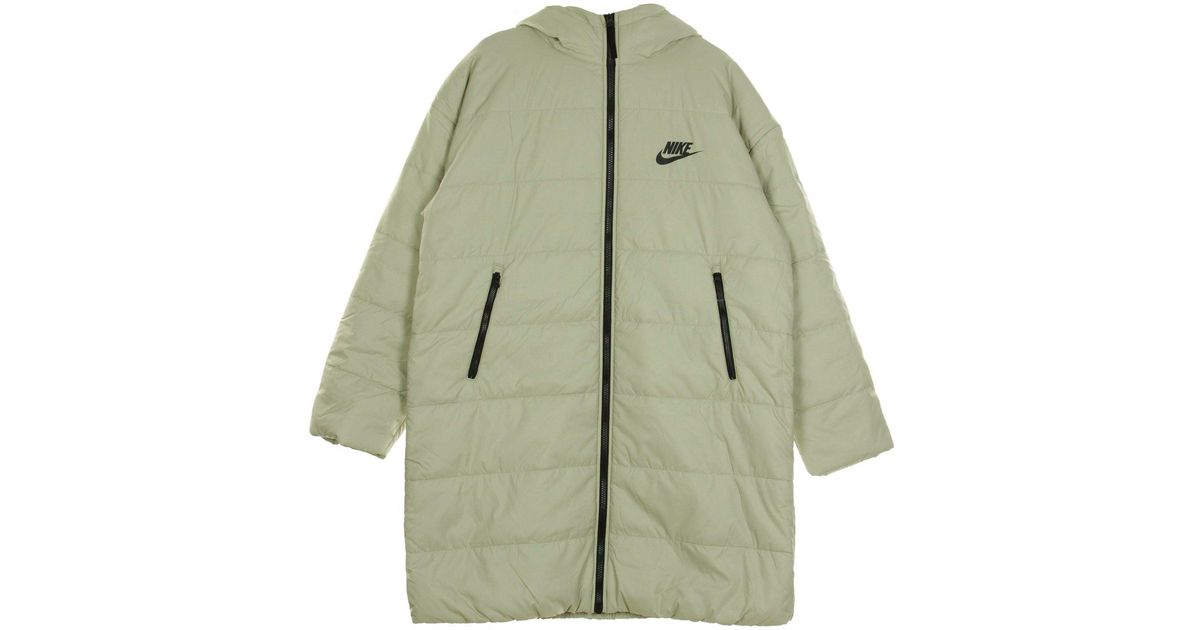 Nike Down Jacket Sportswear Core Parka in Green | Lyst