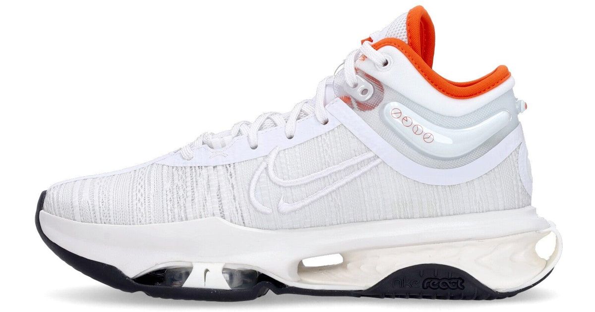 Nike Basketball Shoe Air Zoom G.T. Jump 2//Sail/Safety in White for Men ...