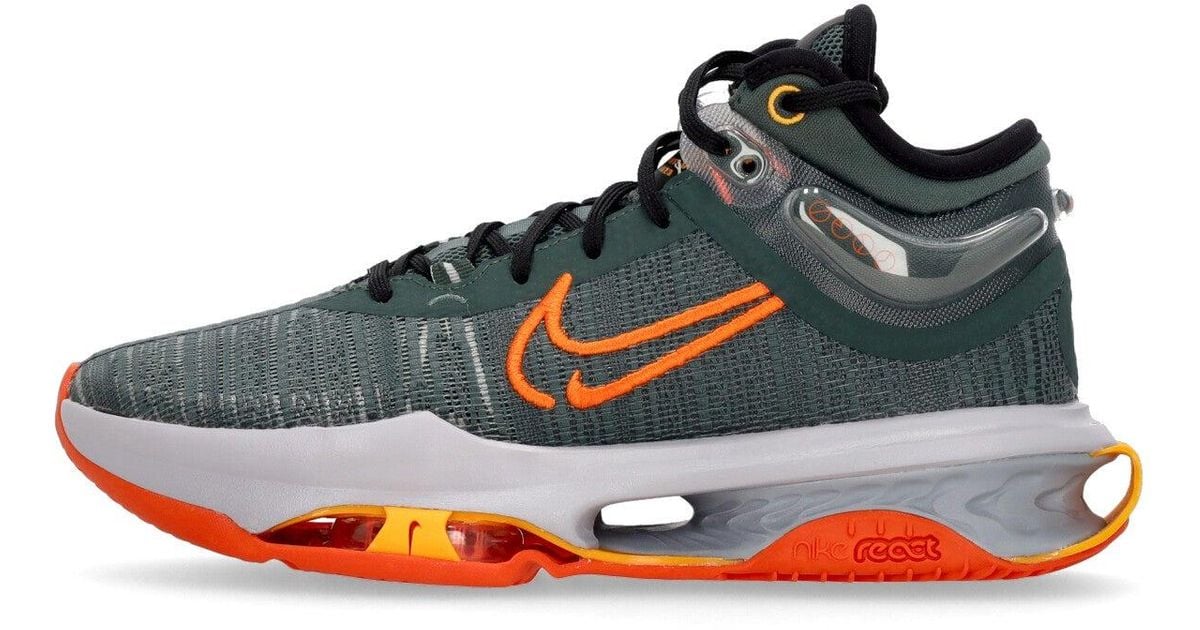 Nike Basketball Shoe Air Zoom G.T. Jump 2 Vintage/Safety//Fir in Blue ...
