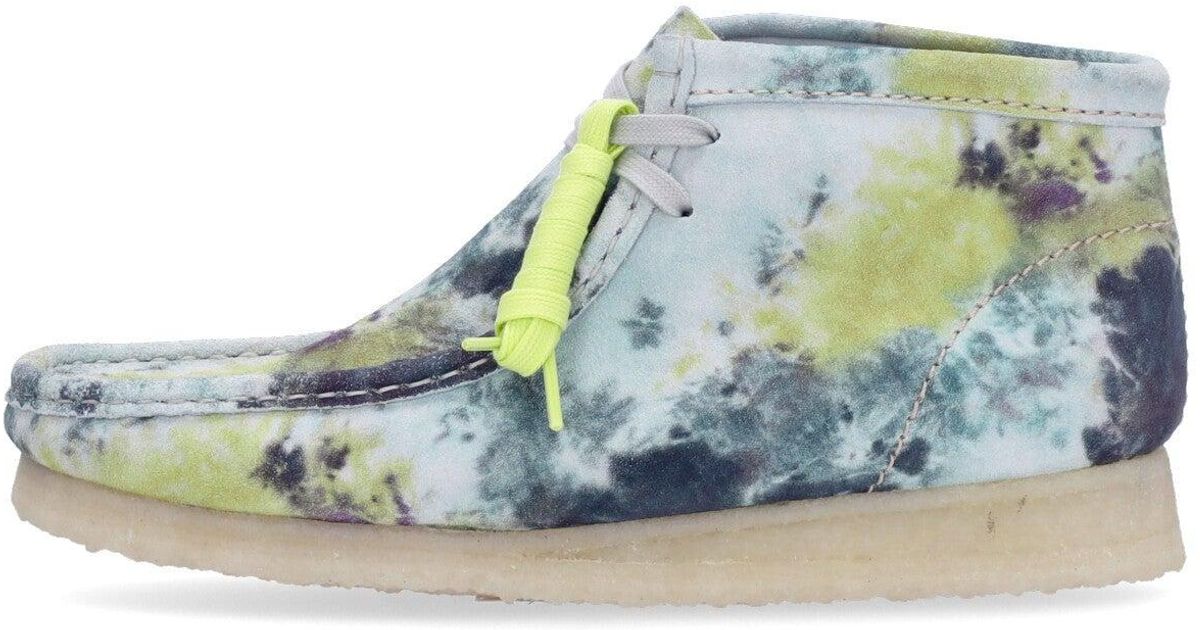 Clarks Scarpa Lifestyle Wallabee Boot in Blue for Men | Lyst