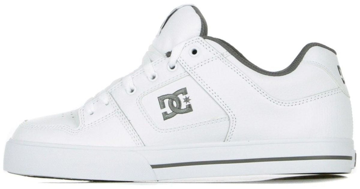 DC Shoes Skate Shoes Pure/Battleship in White for Men | Lyst