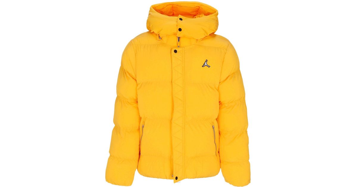 Nike Essentials Statement Puffer Jacket in Yellow for Men | Lyst