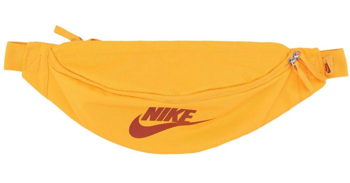 Nike Heritage Waistpack Sundial/Sundial/Rugged in Yellow for Men | Lyst