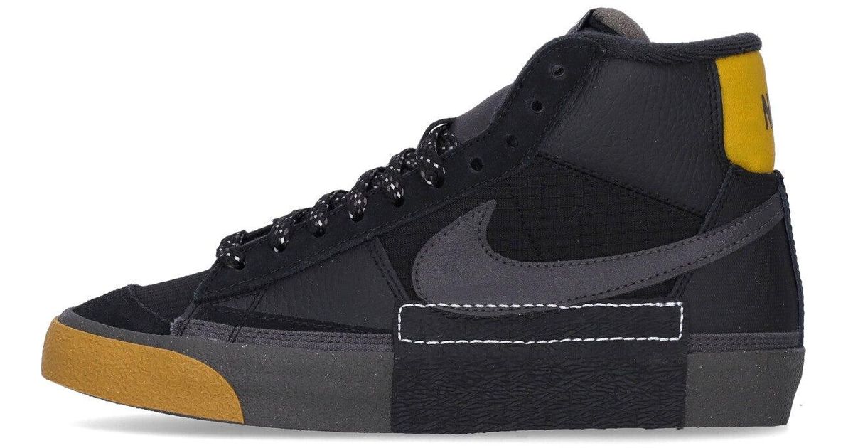 Nike Blazer Mid Pro Club High Shoe/Medium Ash/Bronzine/ Tint in Blue ...