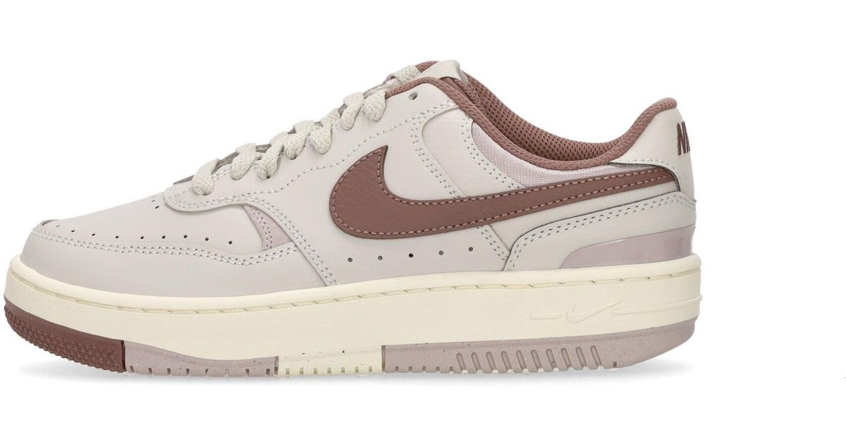 Nike Wmns Gamma Force Light Bone/Smokey Mauve/Platinum Low Shoe in ...