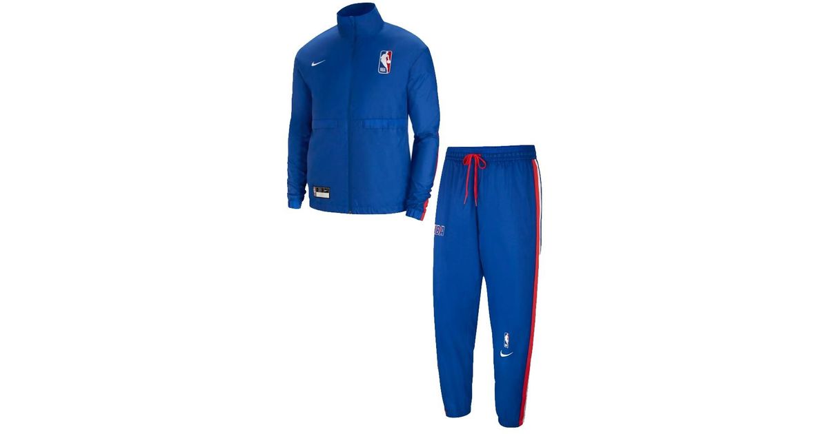 Nike Complete Tracksuit Nba Team 31 Essential Tracksuit Old Royal/Lt ...