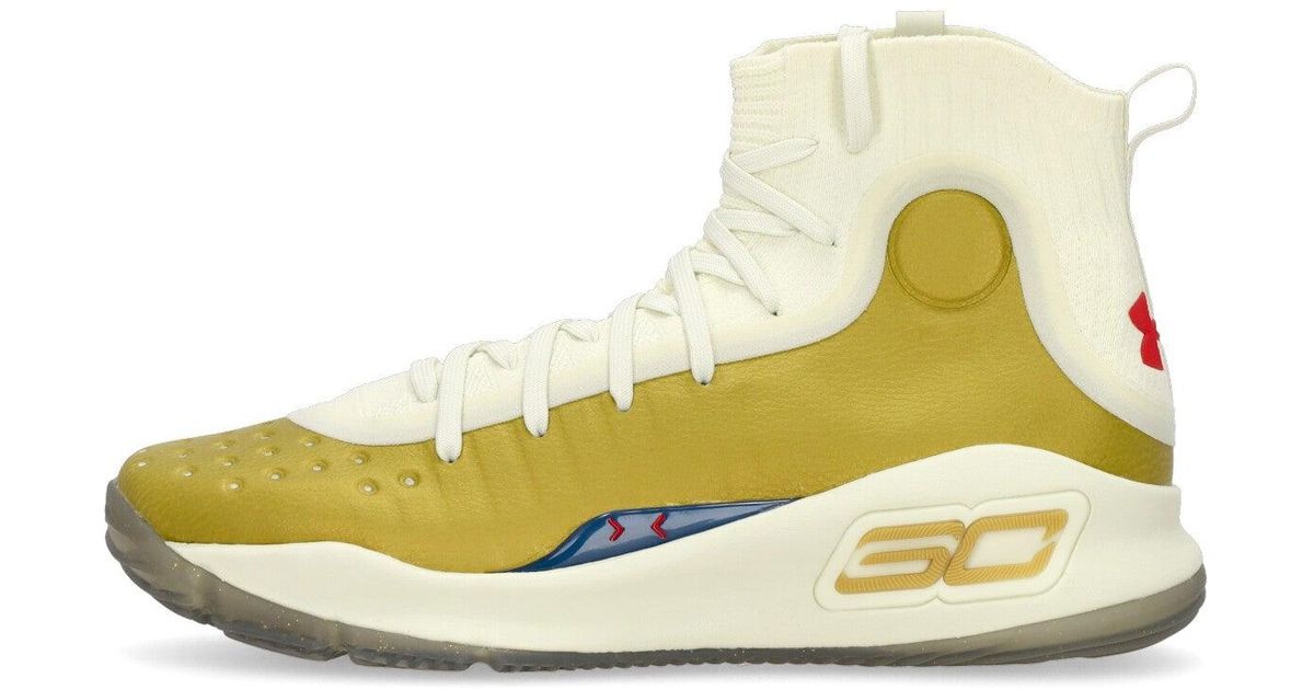 Under Armour Curry 4 Retro Basketball Shoe in Yellow for Men | Lyst