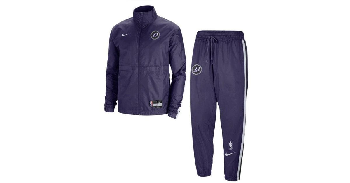 Nike Complete Tracksuit Nba City Edition Courtside Tracksuit Loslak Ink ...