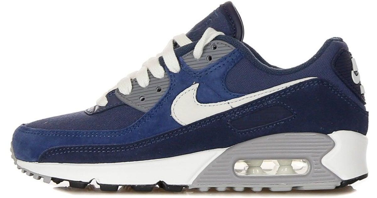Nike Air Max 90 Premium Low Shoe in Blue for Men | Lyst