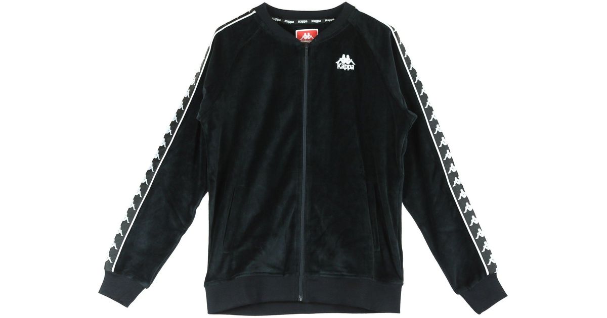 Kappa Authentic Benetti Track Jacket in Black for Men | Lyst