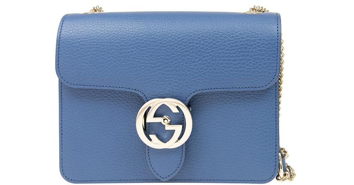 Gucci Interlocking Handbag Leather Dollar Calf Logo Mod. 510304 Cao0G ...