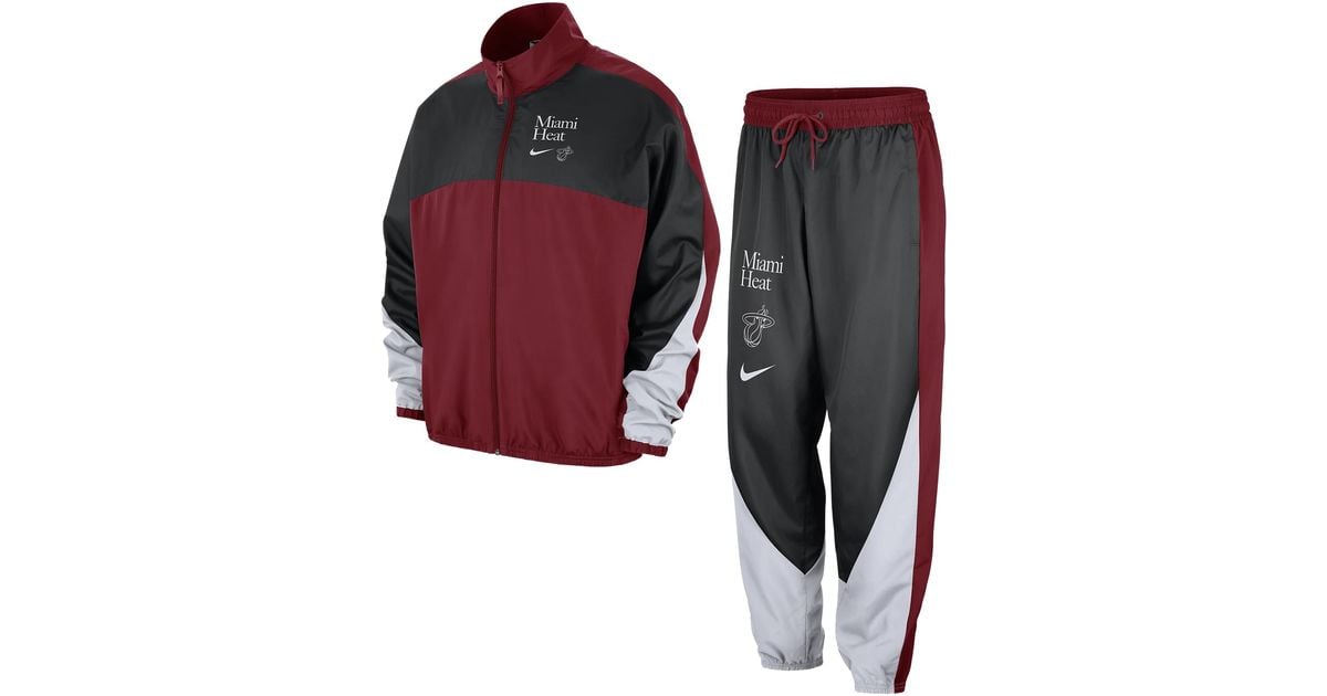 Nike Complete 'Tracksuit Nba Starting Five Tracksuit Miahea in Red for ...