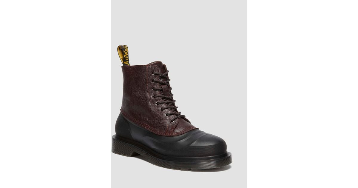 Dr. Martens 1460 Fleece Lined Sub Boots in Black | Lyst