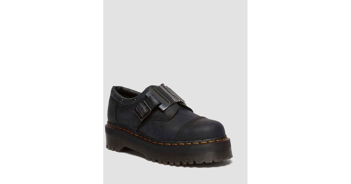 Dr. Martens 8053 Quad Hinge Platform Causal Shoes in Black for Men ...