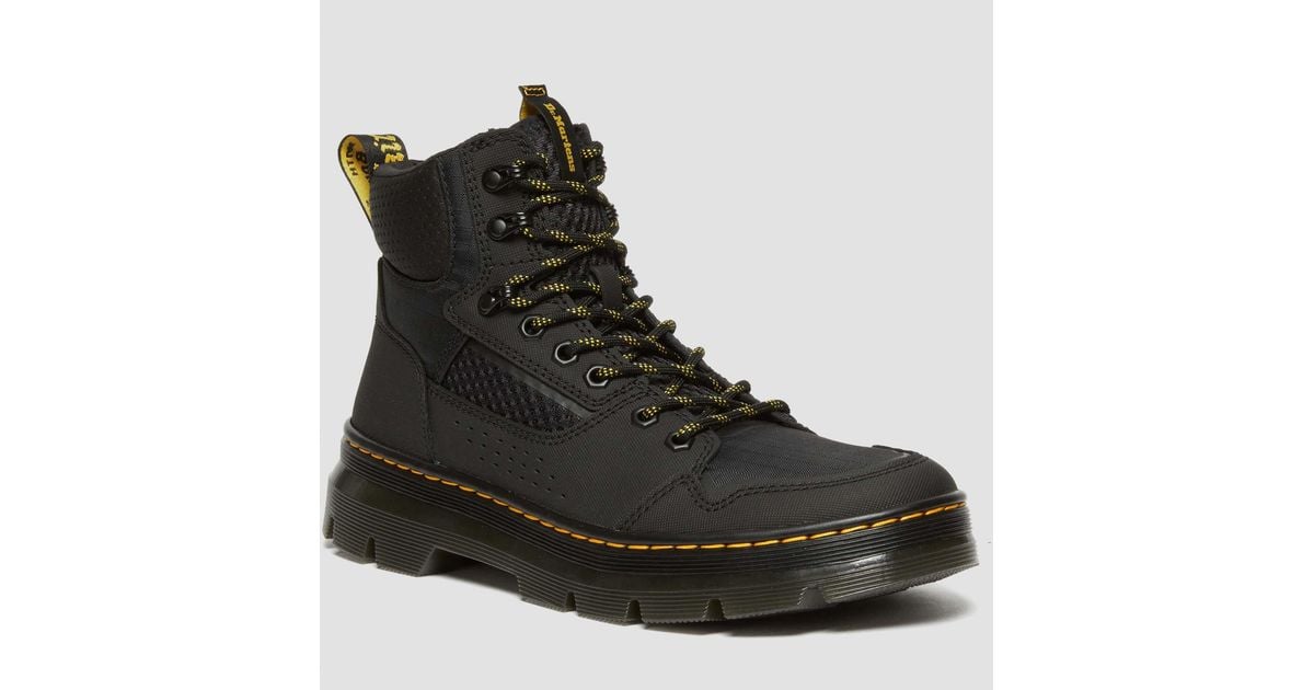 Dr. Martens Leather Rilla Lace Up Utility Boots in Black for Men | Lyst