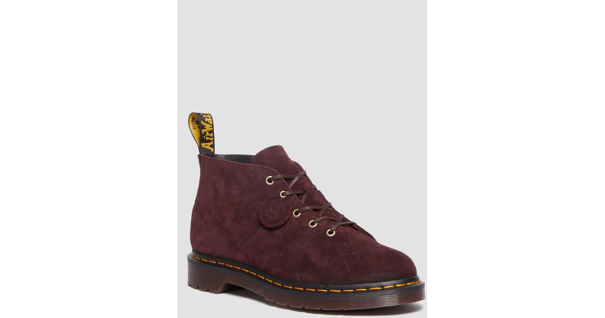 Dr. Martens Church Desert Oasis Suede Monkey Boots Purple in Brown for ...