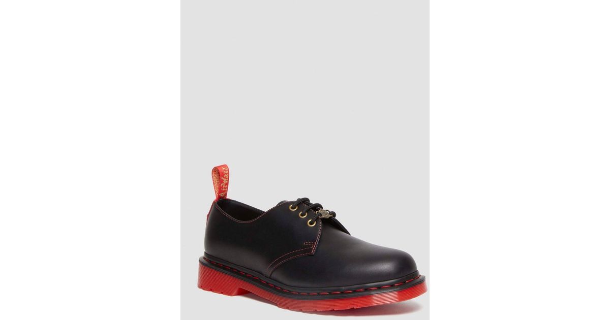 Dr. Martens 1461 Year Of The Rabbit Leather Oxford Shoes in Red | Lyst