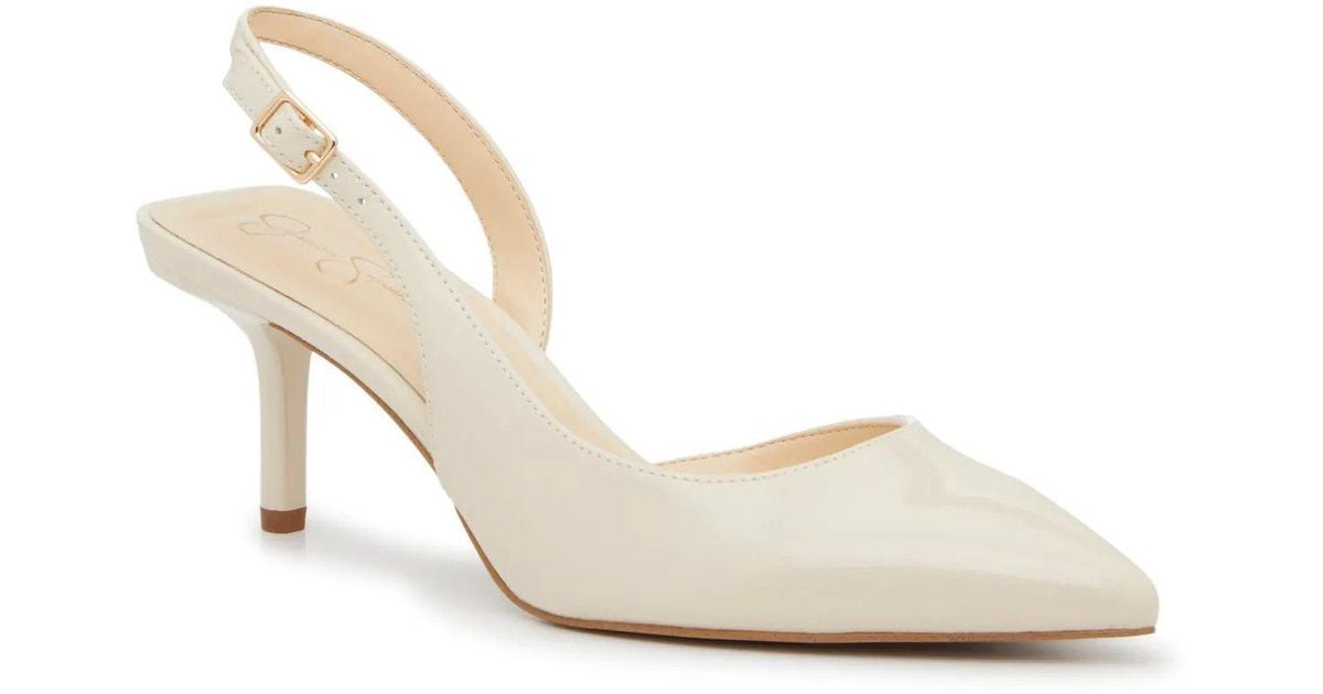 Jessica Simpson Ippie Pump in White | Lyst