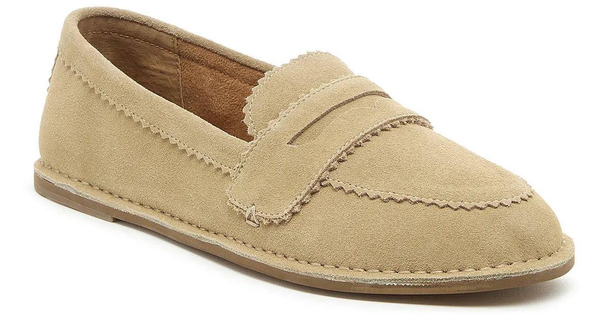 Kelsi Dagger Brooklyn Harley Penny Loafer in Natural | Lyst