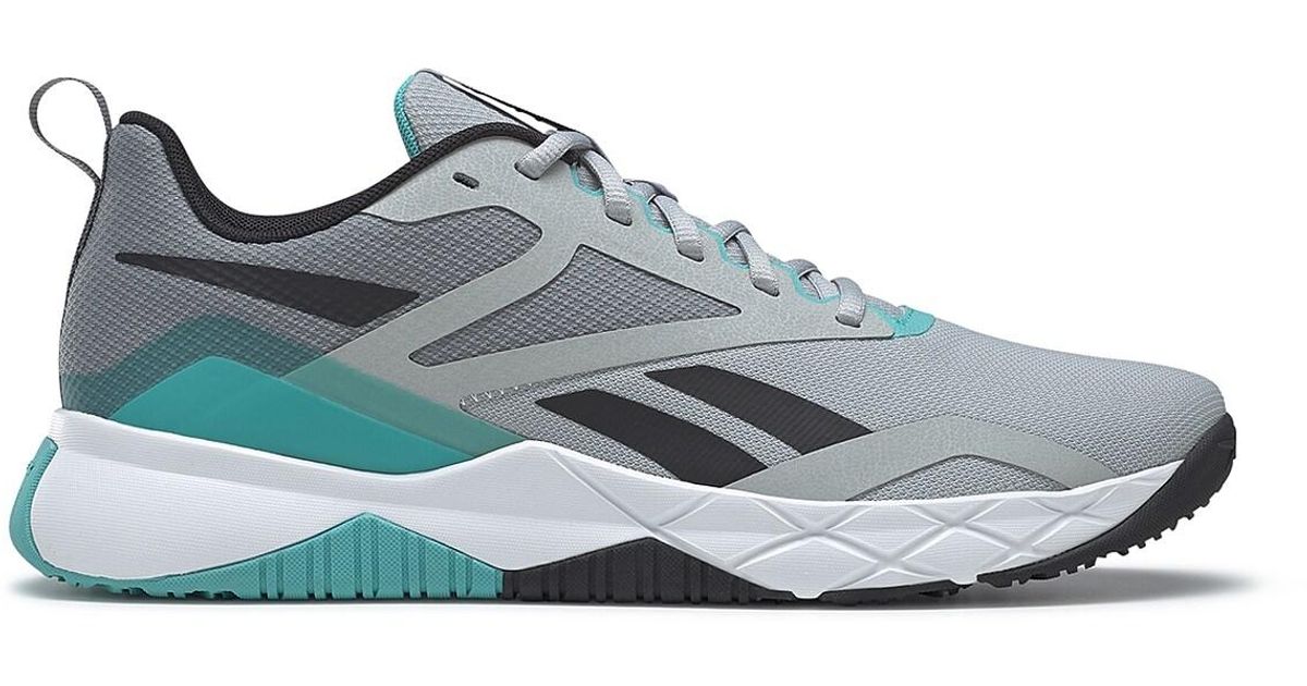 Reebok Synthetic Nfx Training Shoe in Grey/Green (Blue) for Men | Lyst