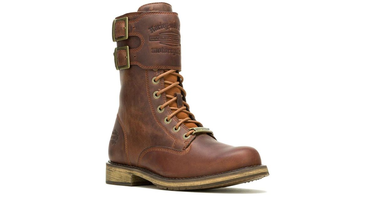 Harley Davidson Harleydavidson Vintage Moto Tall Boot in Brown for Men ...