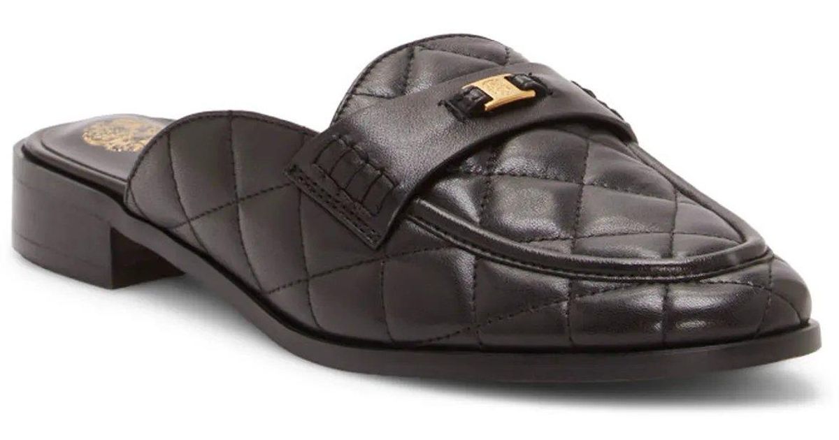 Vince Camuto Cobby Mule in Black | Lyst