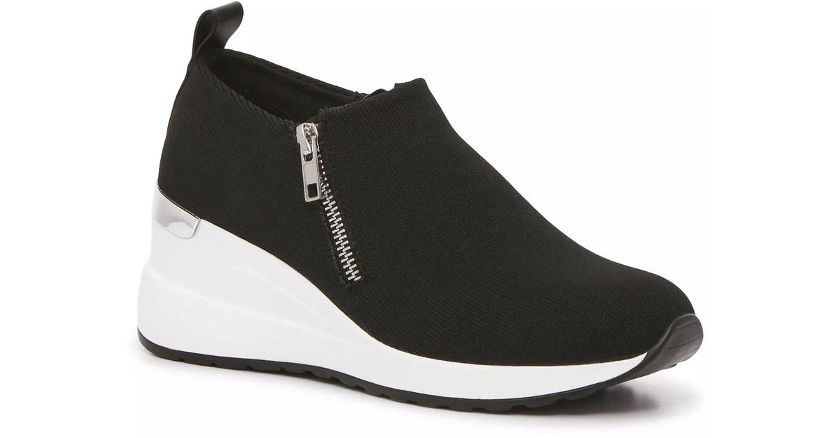 Mix No 6 Talanie Wedge Sneaker in Black | Lyst