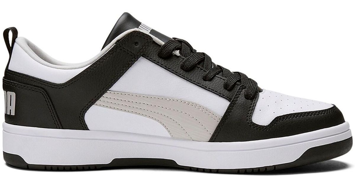 PUMA Rubber Rebound Layup Lo Sneaker in White for Men | Lyst