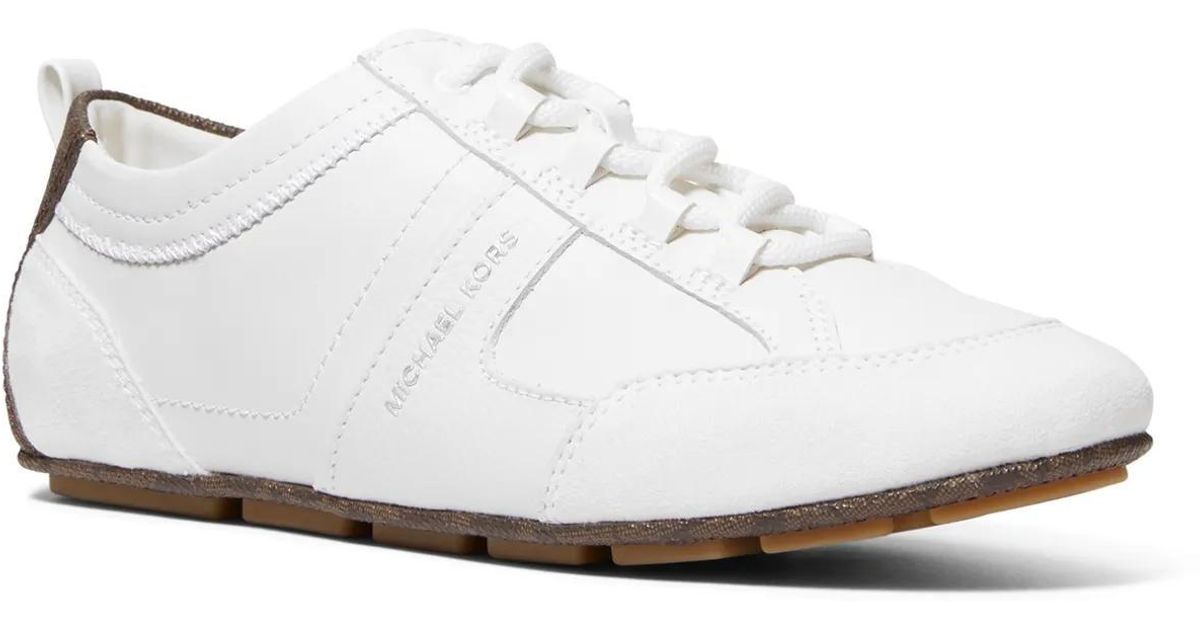 MICHAEL Michael Kors Keely Trainer in White | Lyst
