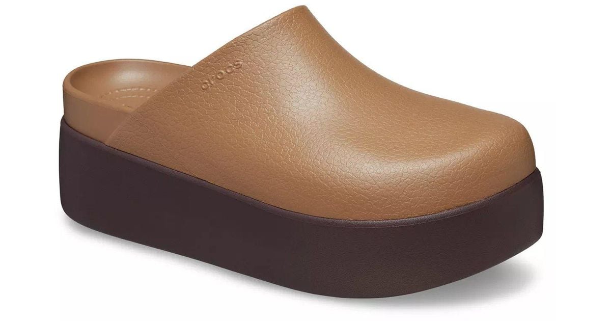 Crocs™ Dylan Platform Clog in Brown | Lyst