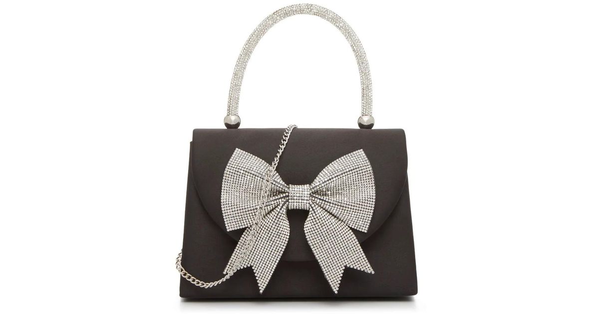 Mix No 6 Bow Satchel in Black | Lyst