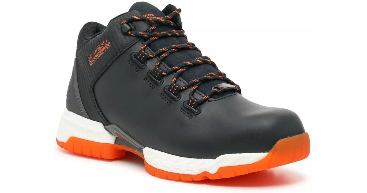 HYTEST Extra Wide Width Xergy Work Sneaker in Black for Men | Lyst