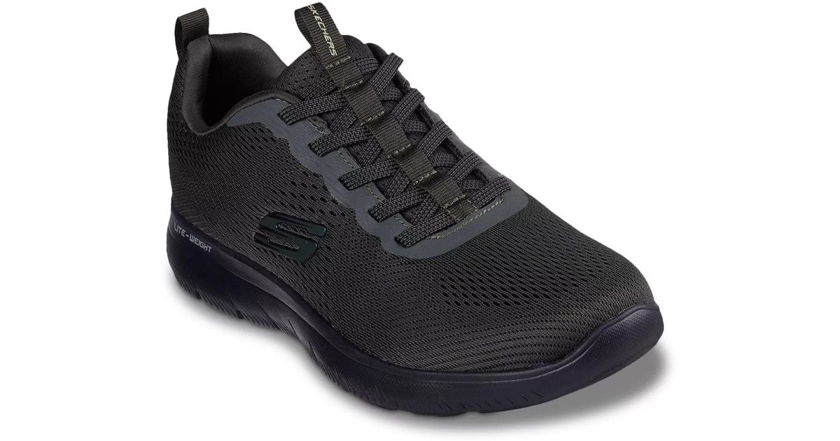 Skechers Summits Eckler Slipon Sneaker in Black for Men | Lyst