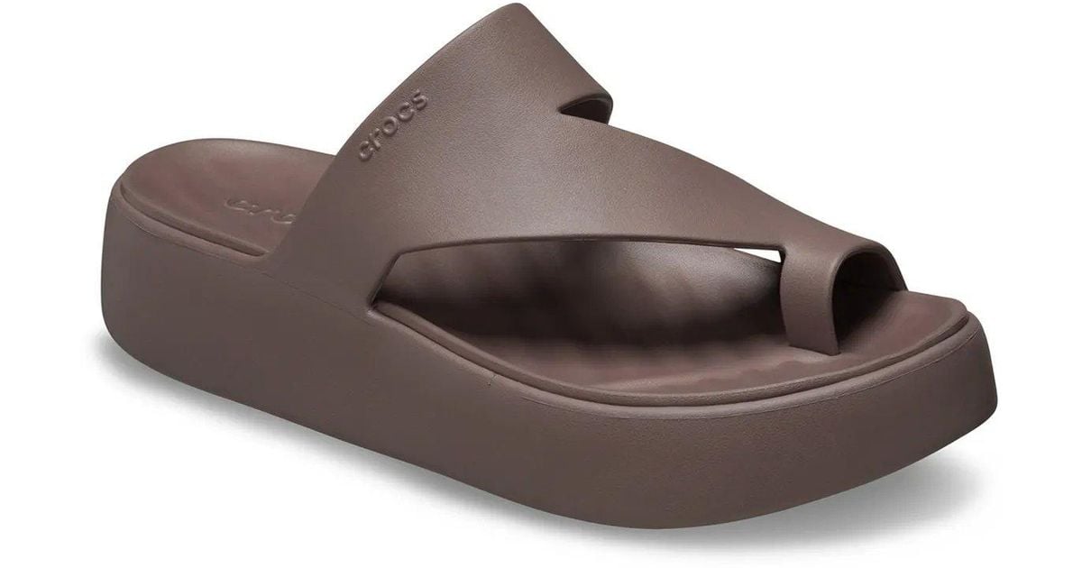 Crocs™ Getaway Platform Sandal in Brown | Lyst